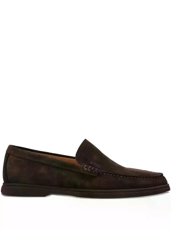 Hugo Boss Suede Loafers - Brown