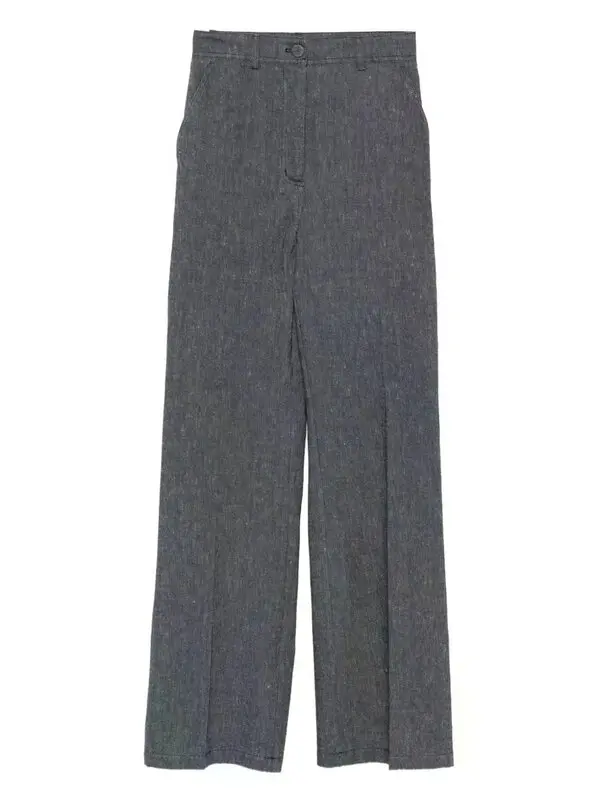 Mark Kenly Domino Tan Button-fly Trousers