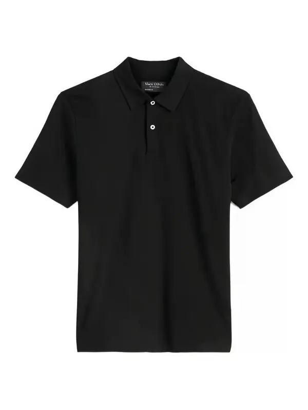 Marc O'polo Cotton Polo Shirt - Black