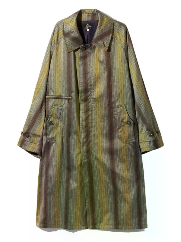 Needles Balcollar Striped Coat