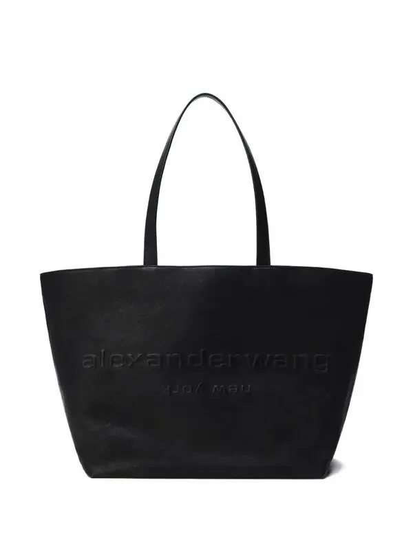 Alexander Wang Embossed-logo Tote Bag - Black