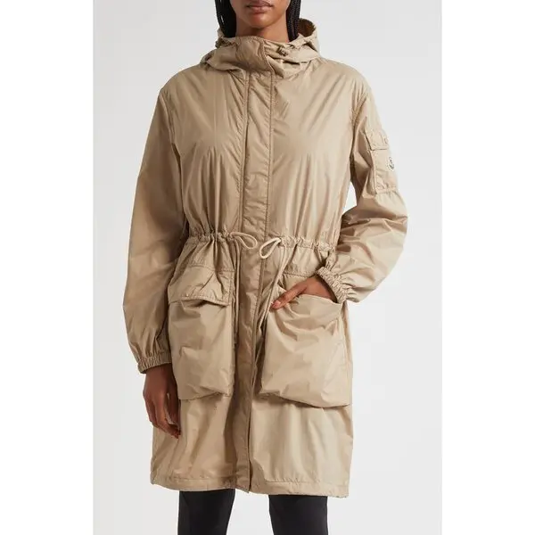 Moncler Nouilles Hooded Longline Coat