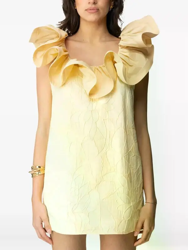 Elisabetta Franchi Ruffled Floral-pattern Dress
