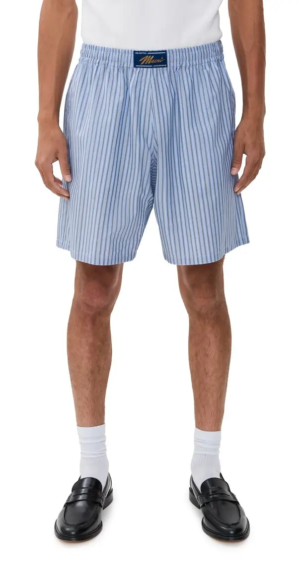 Marni Striped Pull On Shorts