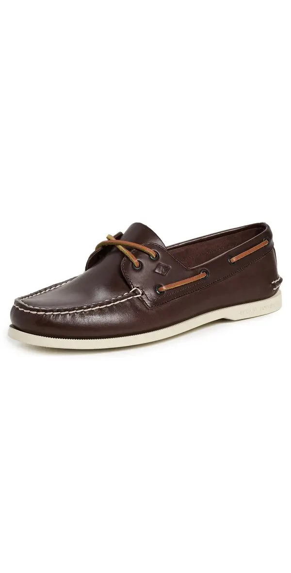 Sperry Authentic Original 2-eye Leather Boat Shoes - Brown