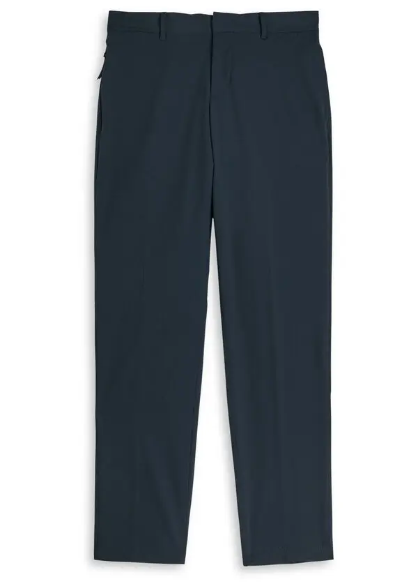 Hugo Boss P-genius Tapered Twill Trousers - Navy
