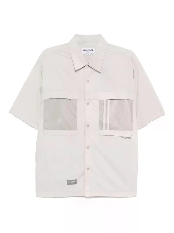CHOCOOLATE Short-sleeved Shirt - Grey