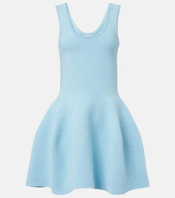 Simkhai Larina Flared Minidress - Blue
