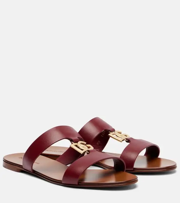Dolce & Gabbana Leather Slides