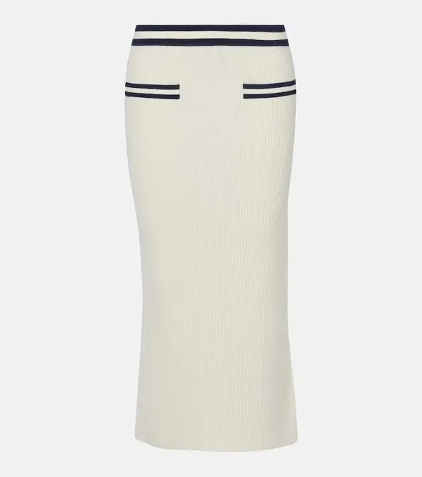 Simkhai Paige Bouclé Midi Skirt
