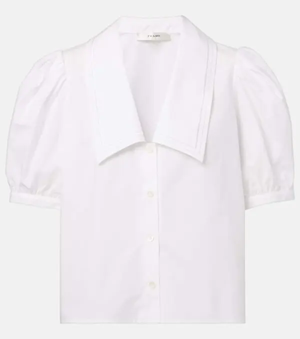 FRAME Cotton Top - White
