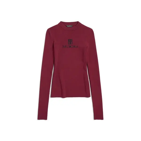 Balenciaga Nano Bb Crewneck - Red