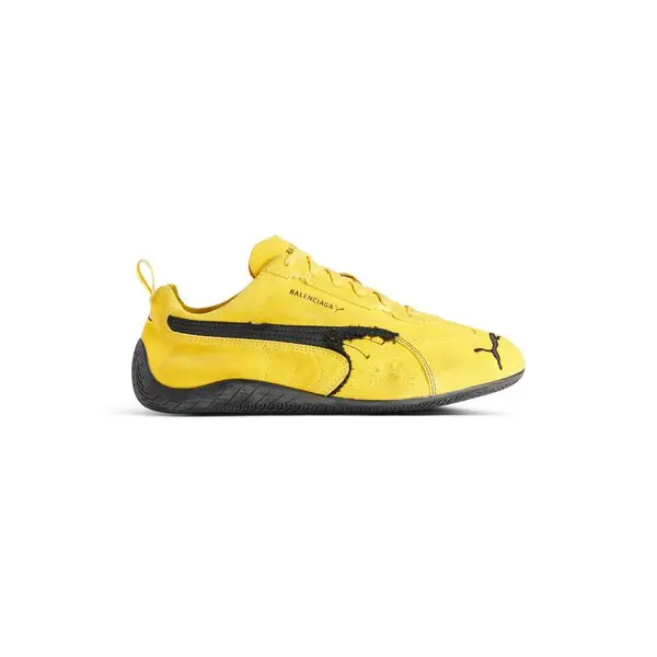 Balenciaga Speedcat Suede Sneakers - Yellow