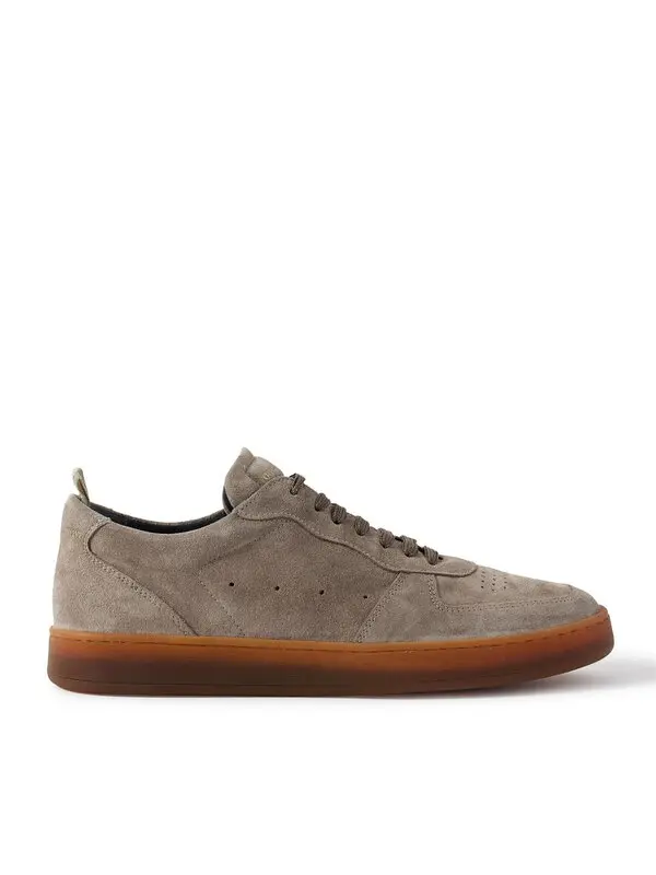 Officine Creative Asset 001 Suede Sneakers - Gray