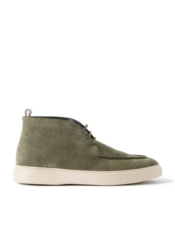 Officine Creative Frame 002 Suede Chukka Boots - Green