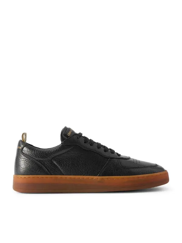 Officine Creative Asset 001 Leather Sneakers - Black