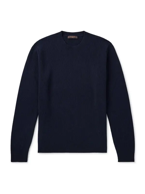 Incotex Ribbed Wool Sweater