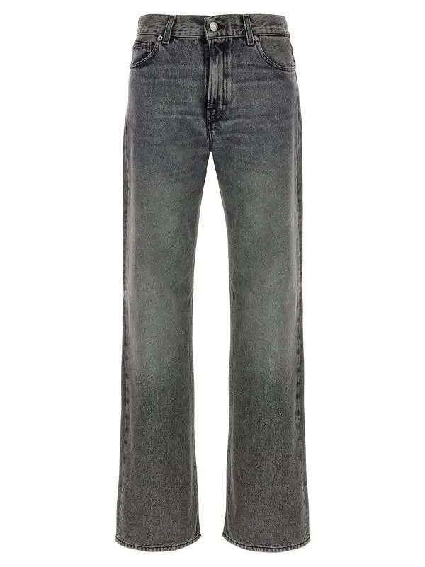 HAIKURE Korea Flanel Jeans - Gray