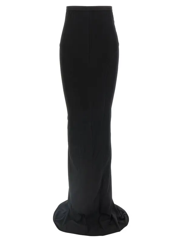Rick Owens Long Jersey Lido Skirt