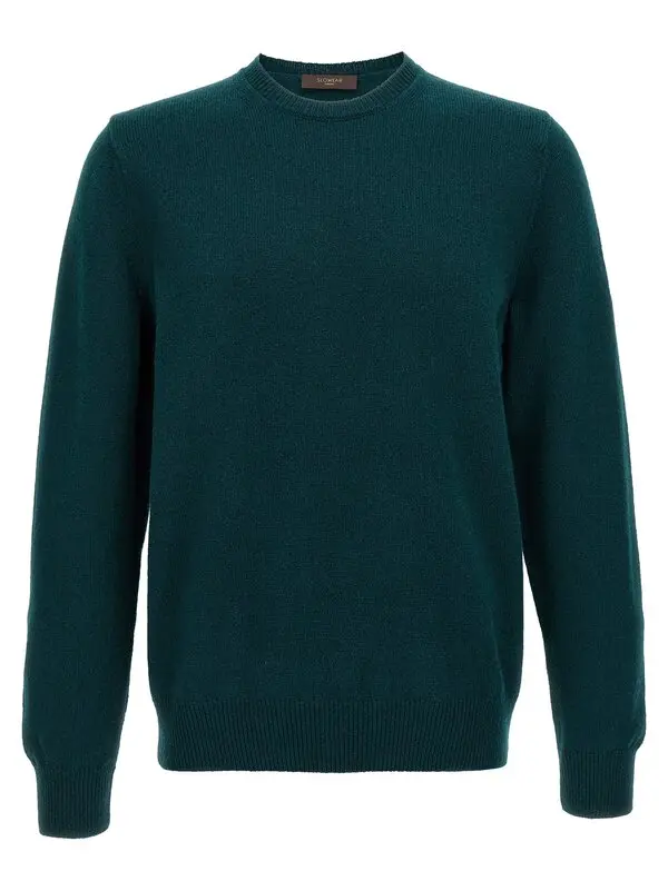 ZANONE Wool Crewneck Sweater - Green