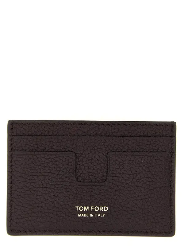 TOM FORD Logo Leather Cardholder