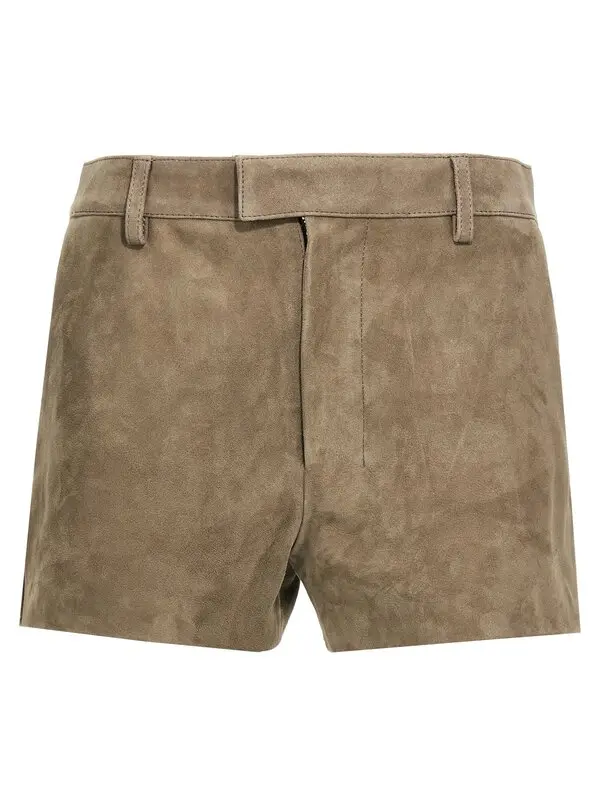 Ami Suede Shorts