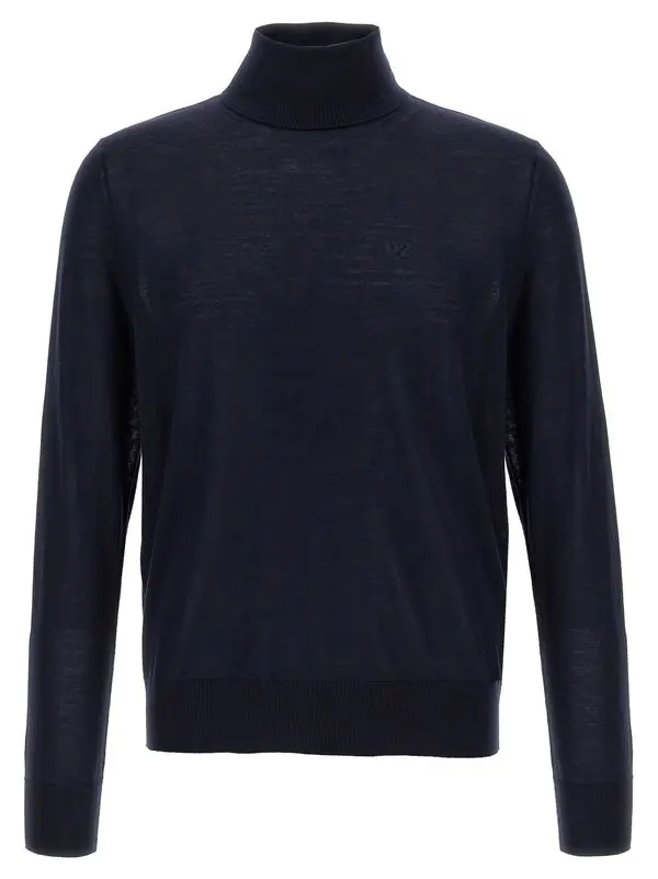 Dsquared2 Turtleneck Sweater - Blue