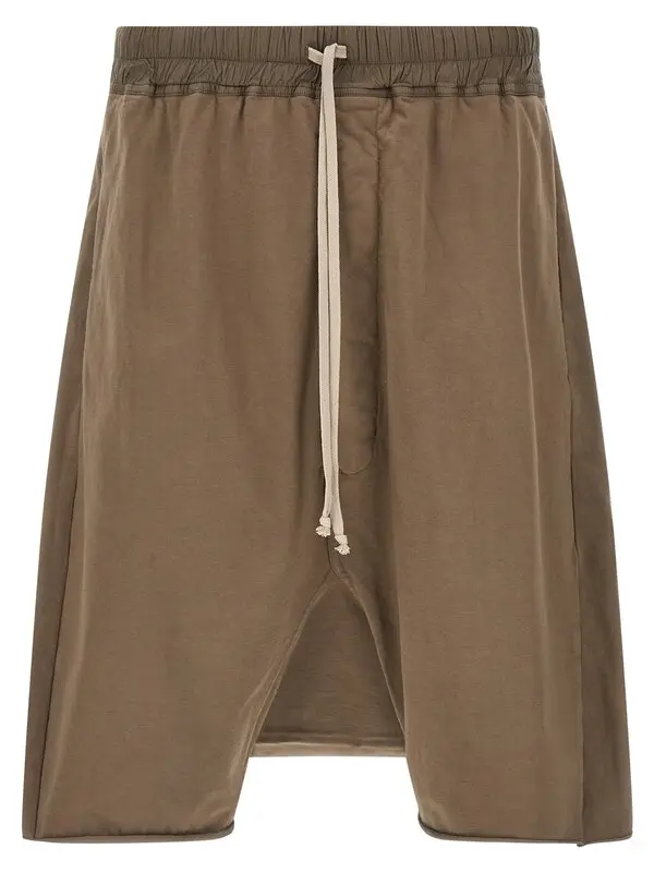 Rick Owens Drawstring Pods Bermuda Shorts