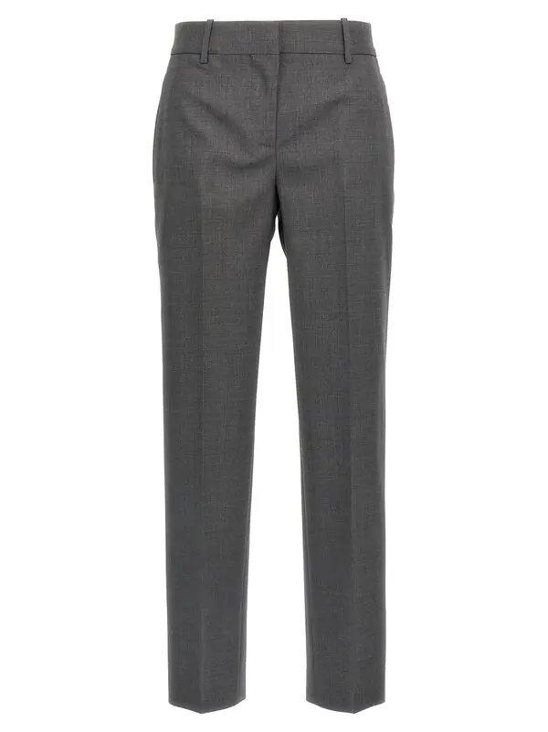 Ermanno Scervino Virgin Wool Trousers - Gray