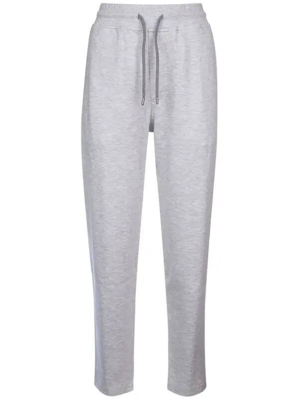 Brunello Cucinelli Cotton-cashmere Blend Sweatpants - Light Grey