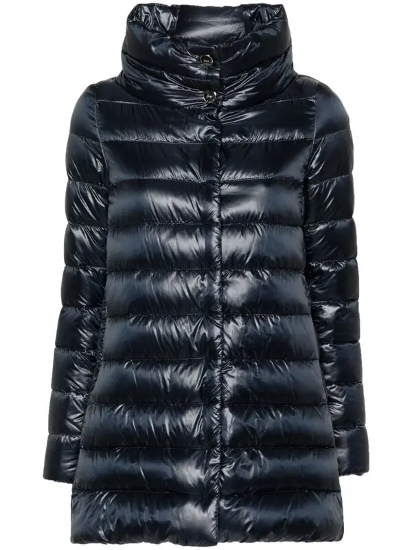 Herno Ameli Midi Down Jacket - Blue