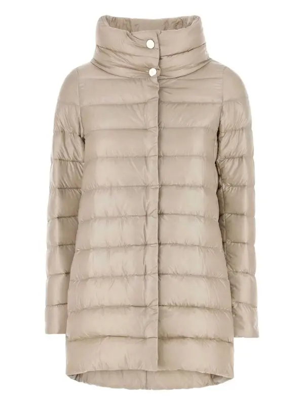 Herno Ameli Midi Down Jacket - Powder