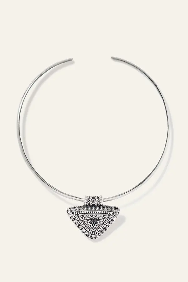 Ba&sh Kota Choker Necklace - Gray