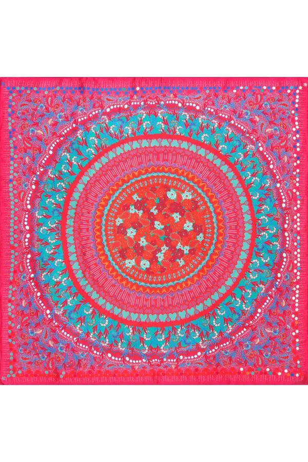 PETRUSSE Silk Square Scarf 65 Boheme Mini