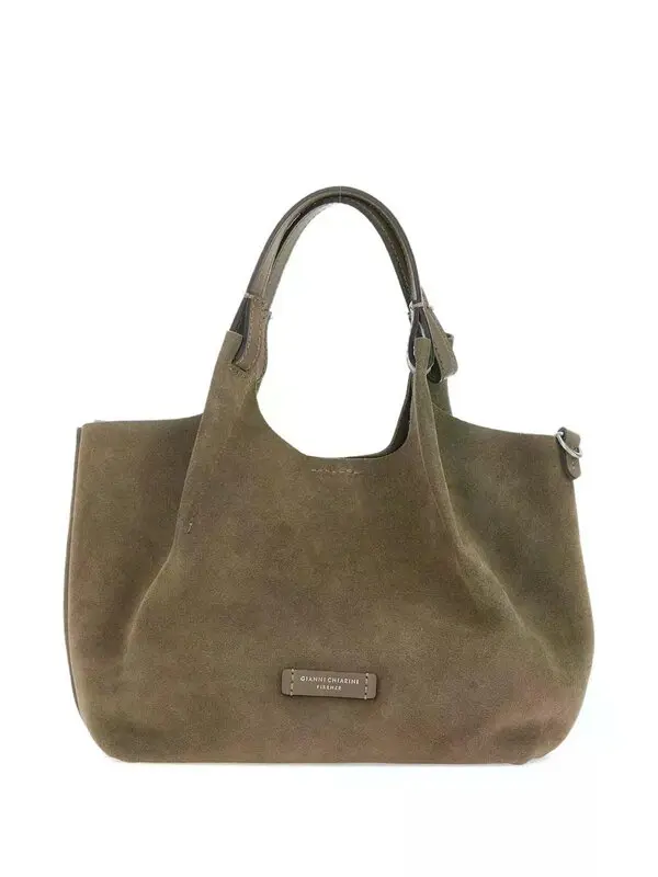 GIANNI CHIARINI Suede Tote Bag