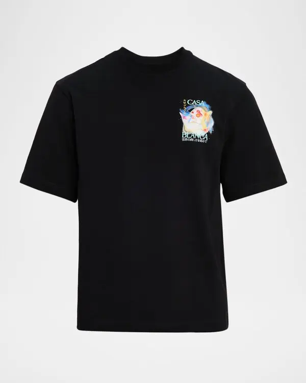 Casablanca Oversized Graphic T-shirt - Galactic Connection