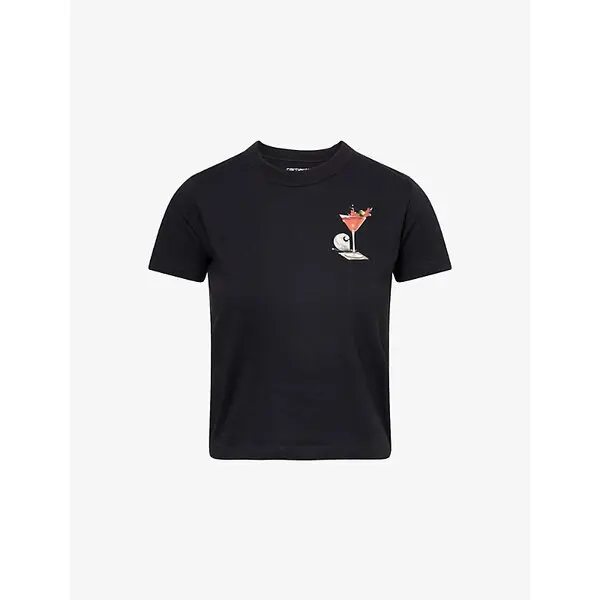 Carhartt Work In Progress Graphic-print Cotton T-shirt - Black