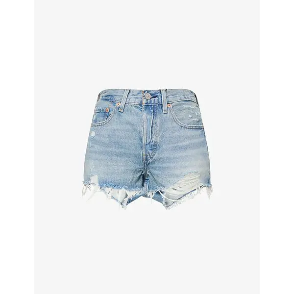LEVI'S 501® Original High-rise Denim Shorts - Vague Finish