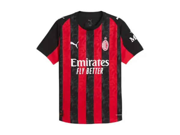 PUMA Ac Milan '25/'26 Home Authentic Jersey - For All Time Red/black