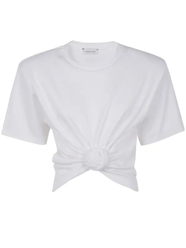 Magda Butrym Cropped T-shirt - Beige