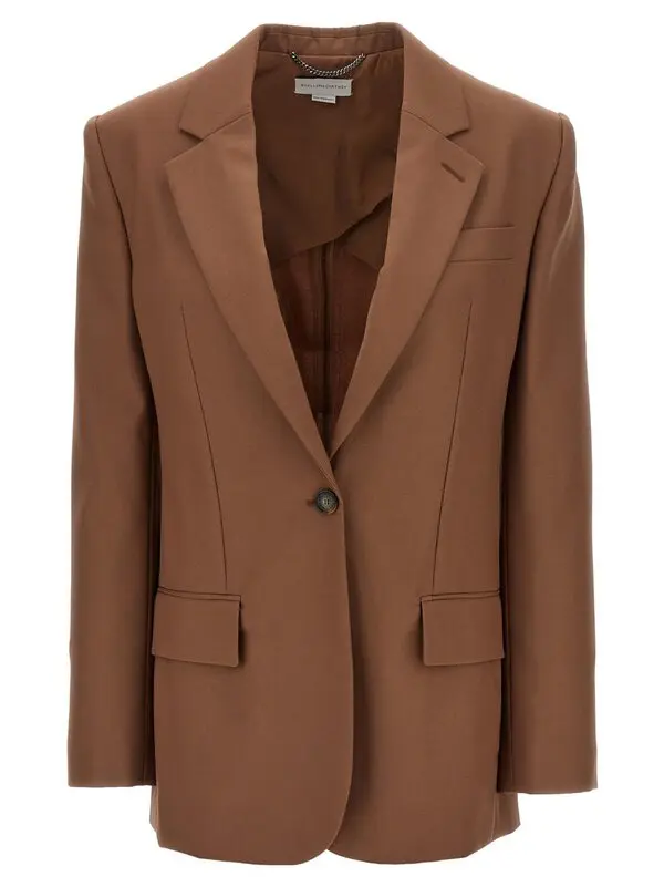 Stella McCartney Single-breasted Wool Blazer