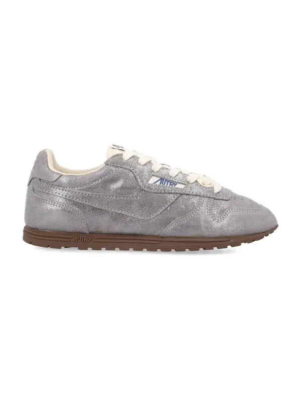 AUTRY Windspin Sneakers - Silver Ivory