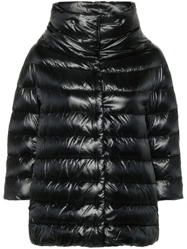 Herno Aminta Nylon Cape - Black