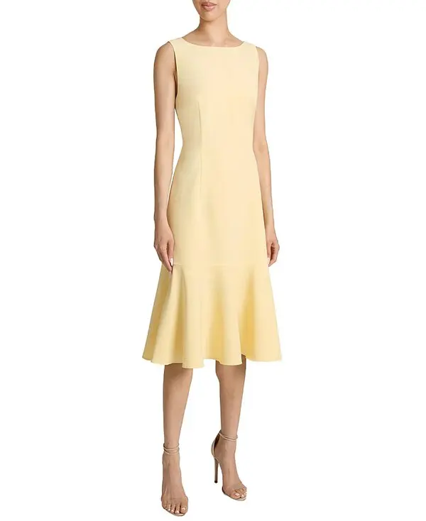 Santorelli Melissa Sleeveless Techno Crepe Dress