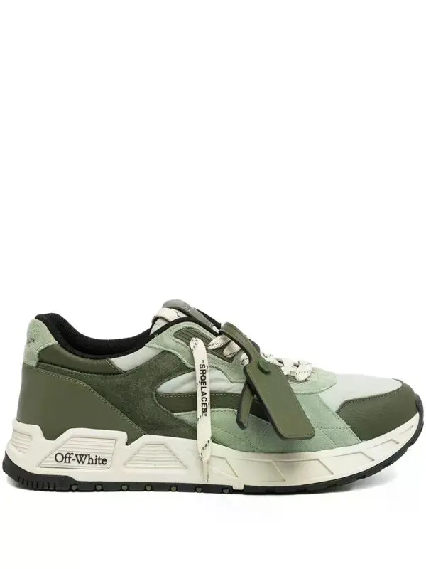 Off-White Kick-off Combo Sneakers - Green