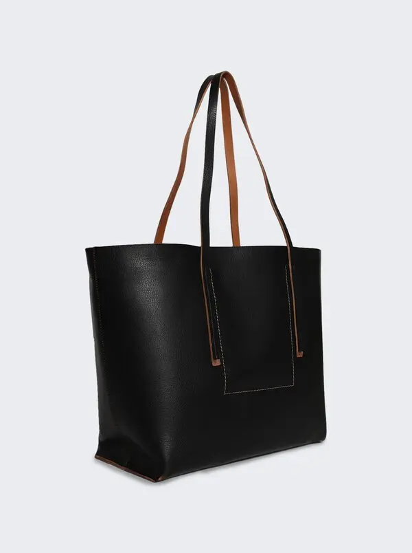 Rick Owens Shopper Leather Tote - Black