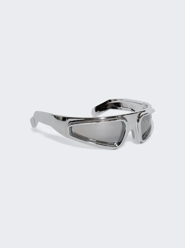 Rick Owens Ryder Sunglasses - Silver