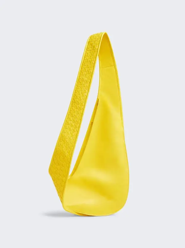 Bottega Veneta Nappa Leather Sling Bag - Yellow