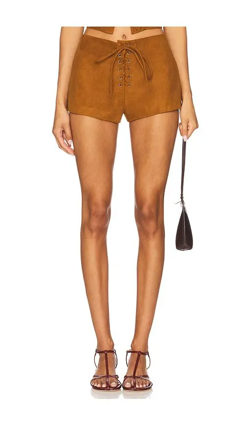 LOVERS AND FRIENDS Noella Faux Suede Short