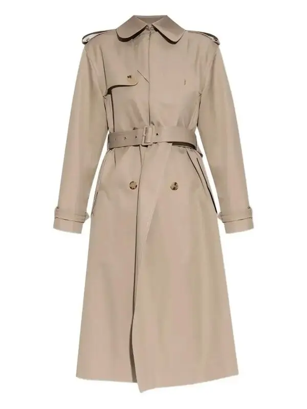 Alexander McQueen Double-breasted Trench Coat - 2001 - Beige
